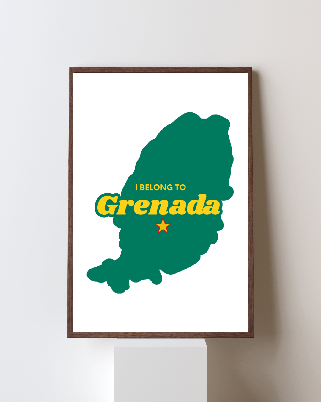 I Belong to Grenada Poster Print | Grenada Wall Art & Caribbean Home ...